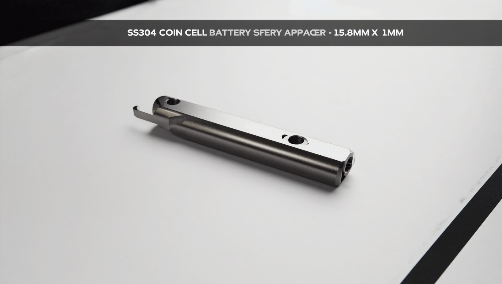 SS304 Coin Cell Battery Spacer, Diameter: 15.8mm, Thickness: 1mm – High ...