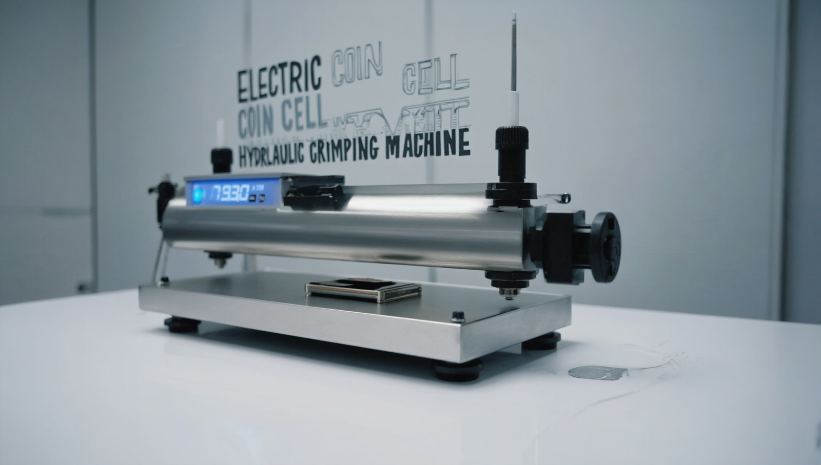 Electric Coin Cell Hydraulic Crimping Machine for Battery Sealing ...