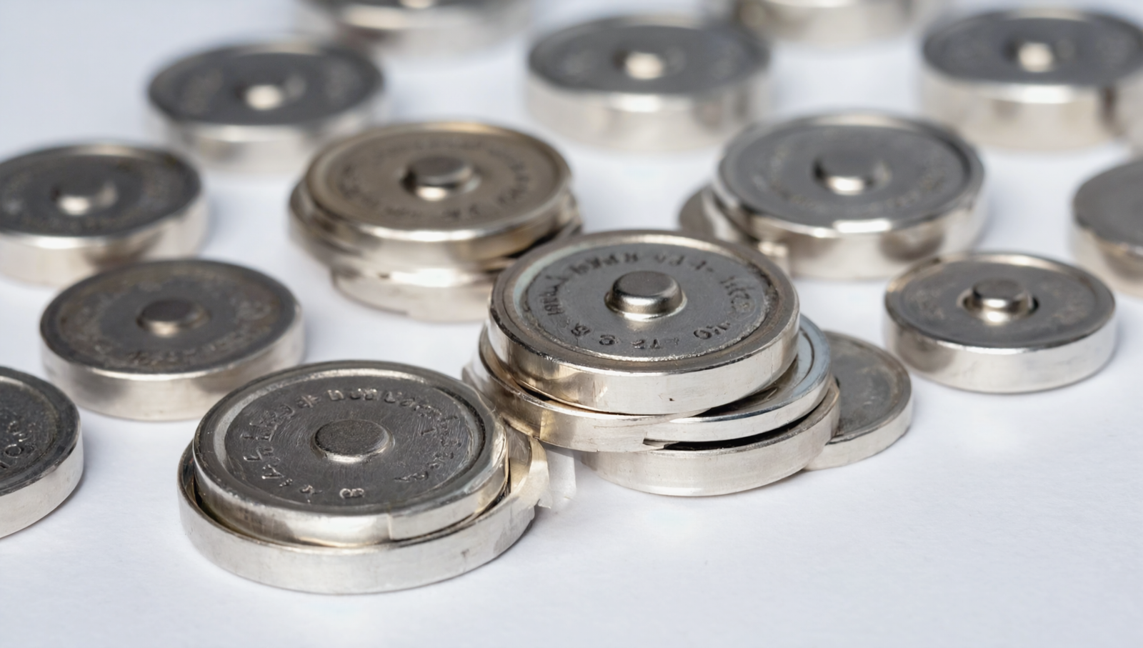 SS316 Coin Cell Battery Spacer, Diameter: 15.8mm, Thickness: 1mm